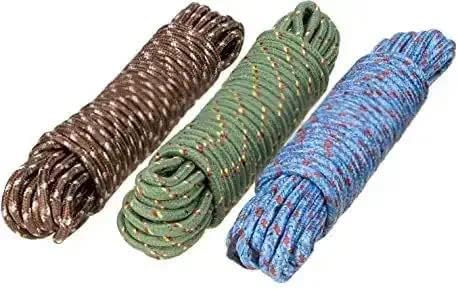 SSKR 10 Metre Long 02 Piece Nylon Rope or Multicolor Cloth Hanging Rope ...