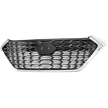 Amazon.com: ZMAUTOPARTS Mesh Style Front Upper Hood Grille Grill Gloss ...