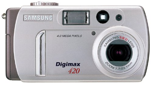 Buy Samsung Digimax 420 4.1MP Digital Camera w/ 3x Optical Zoom Online ...