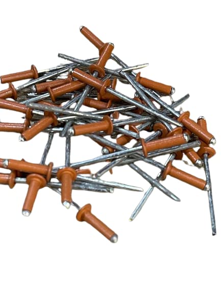 HEKKO Blind Aluminium Rivets Teak Wood Pack of 500 1/8X1/2 INCH : Amazon.in: Home & Kitchen