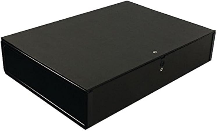 Q-Connect 75mm Box File Foolscap Black (5 Pack) KF20017 : Amazon.co.uk ...