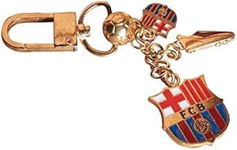 FCB FC Barcelona FC Barcelona Keyring Coat of Arms, Ball and Boot ...