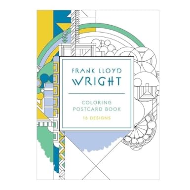 Amazon.com: Frank Lloyd Wright Coloring Postcards: 9780735350939 ...