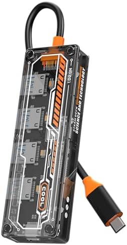 Amazon.com: 4 Ports Multi-Port USB 3.0 Hub, USB Type C to USB 3.0 4-in ...