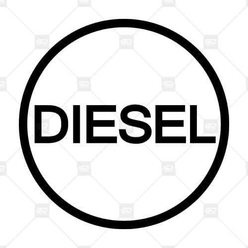 Claw cuts - Diesel Symbol Design Sticker for Car Styling Decorative ...