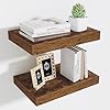 Amazon.com: Fun Memories Wood Floating Shelves 16 Inch, 10 Inch Deep ...