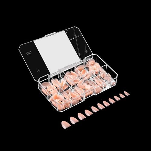 Amazon.com: Apres Nail Neutrals Gel-X Alex Natural Coffin Medium & Lila ...