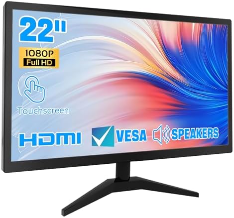 18.5" 1366x768 PC Touchscreen - 10-Point Multi-Touch, HDMI, VGA, Type B ...