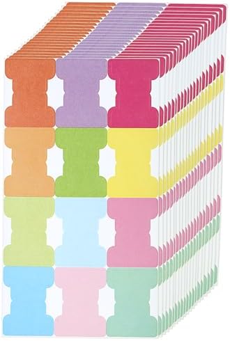 Amazon.com : 240 Pcs Book Tabs Color Sticky Tabs for Notebooks Page ...