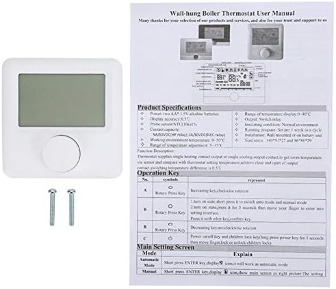 Digital LCD Display Two Wire 2 Wire Thermostat, Room Thermostats for ...