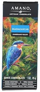 Amazon.com: Amano Artisan Chocolate Barra de chocolate negro Madagascar 70%, 3 OZ : Comida ...