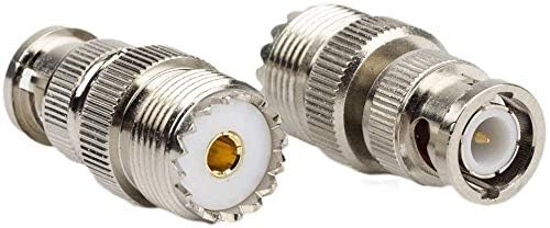 Amazon.com: DHT Electronics 2pcs RF coaxial coax adapter SMA male to UHF female SO-239 SO239 ...