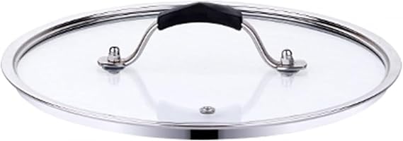 Amazon.com: BAZAC Pan Lids Tempered Glass Pot Lid for Pots,Pans and ...