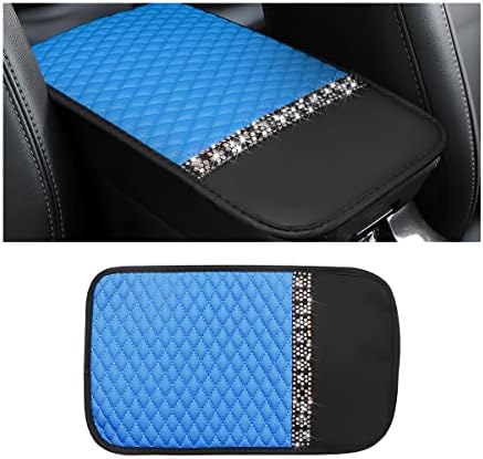 Amazon.com: Bling Leather Car Center Console Cover, Car Center Console ...