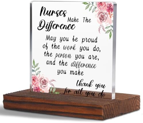 Amazon.com: Nurses Make the Difference Nurses Week Gift for RN Office ...