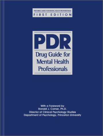 Buy PDR Drug Guide for Mental Health Professionals Book Online at Low ...