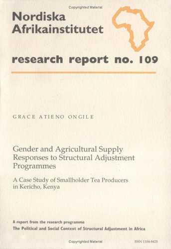 Gender and Agricultural Supply Responses to Structural Adjustment ...