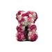 Amazon.com: Large Rose Bear,10in Rose Teddy Bear, Handmade Fully ...