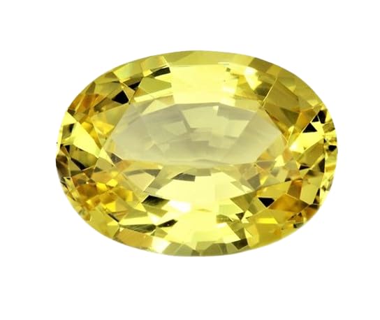 All Stone Fabulous Yellow Sapphire 8 Carat Pukhraj Stone Original ...