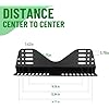 Amazon.com: Racewill Universal Racing Seat Bracket with Seat Slider ...