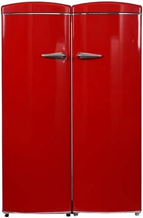 Amazon.com: Conserv 24in Retro Set Refrigerator 11cf + Upright Freezer ...