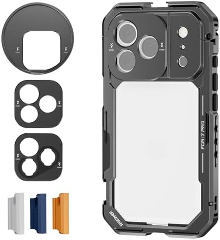 Amazon.com: NEEWER Phone Cage Compatible with iPhone 17 Pro, Quick ...