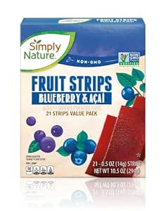 Amazon.com: Simply Nature Fruit Strips, Limited Edition Flavors (1 Box ...