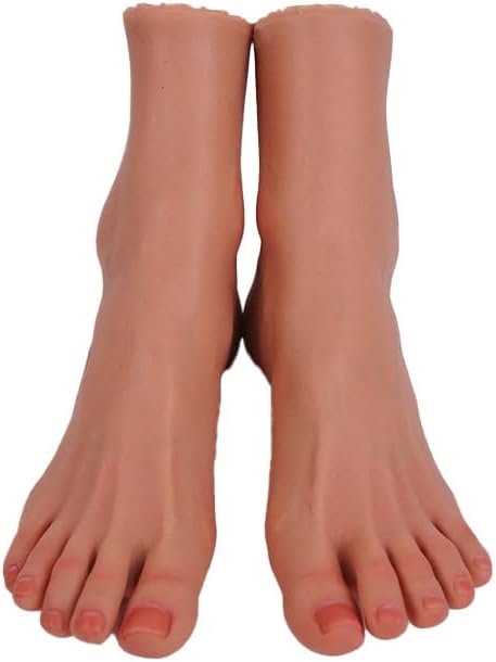 Amazon.com: Realistic Silicone Feet,1:1 Female Silicone Mannequin Foot ...
