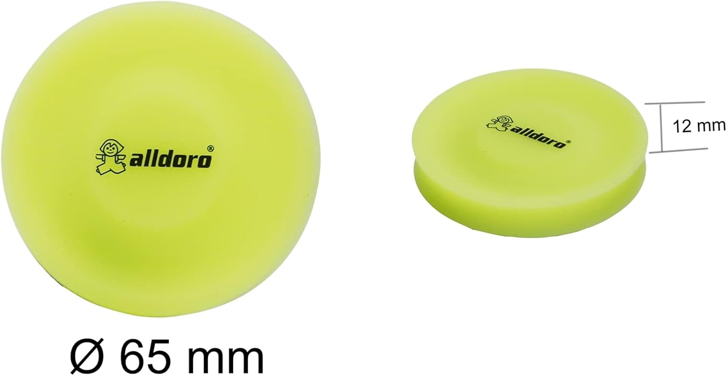 alldoro 63055 Set of 3 Mini, neon Discs, Diameter Approx. 6.5 cm Made ...