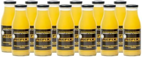 Amazon.com : REFIX Coconut+Pineapple 12 Bottles 500ml - Organic Extreme ...