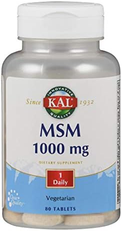 Amazon.com: KAL 1000 Mg Msm Tablets, 80 Count : Health & Household