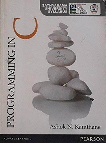 Programming in C - Satyabhama : Kamthane: Amazon.in: Books