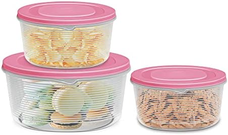 Buy MILTON Storex Plastic Storage Jars & Containers Set of 4 (1.13L, 2L ...