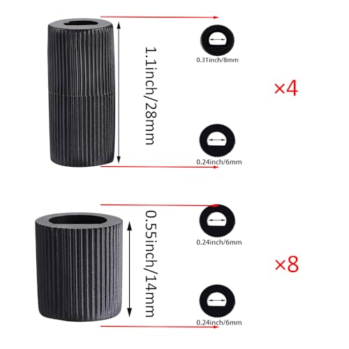 4-Pack Universal Oven/Stove/Range Control Knobs Replacement Kit with 12 ...