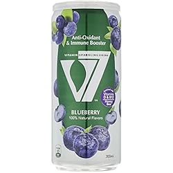 V7 Vitamin Sparkling Drink Bundle 300ml (Lemon Min, blueberry ...