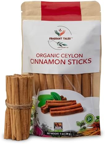 Amazon.com : Premium Organic Ceylon Cinnamon Sticks - 2 oz (56g), Grade ...