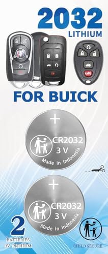 Amazon.com: Key Fob Battery Replacement for Buick (Encore Enclave ...