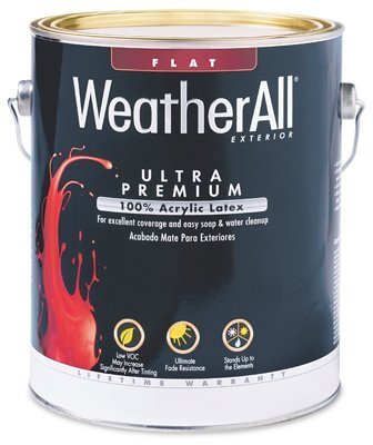 Acrylic Latex Exterior Paint, WeatherAll Exterior Ultra Premium 100% ...