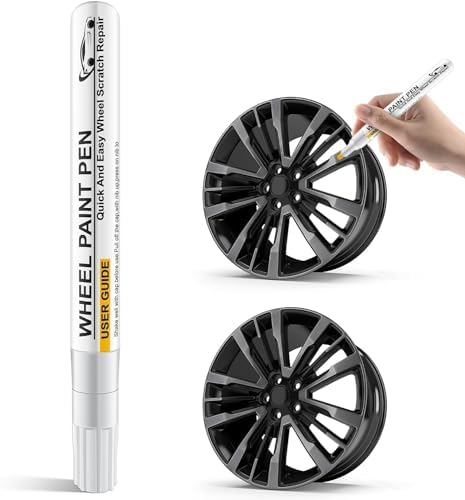 Amazon.com: Matte Black Rim Touch Up Paint,Wheel Touch Up Kit Wheel ...
