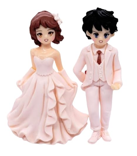 VINTAGER Romantic Wedding Couple Miniature - Mini Collectibles ...