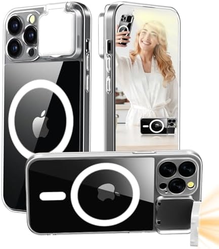 Amazon.com: ZFMF Magnetic Case for iPhone 13 Pro Max Case with LED ...