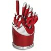 Amazon.com: KitchenAid 14-Piece Red Silicone Handle Cutlery Set in ...