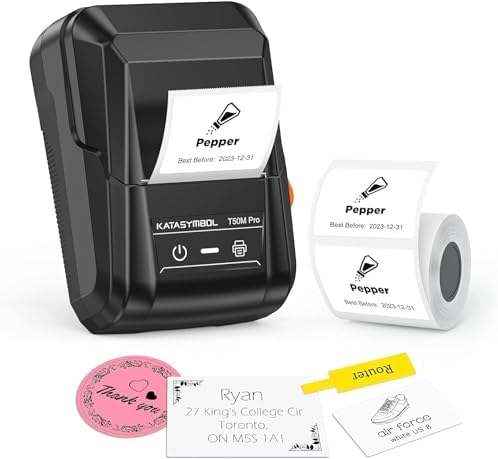 Amazon.com : POLONO PM220S Label Maker Machine with Tape, 2 Inch ...