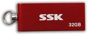 Amazon.com: SSK SFD042 USB2.0 Memory Stick Flash Drive Red-32gb ...