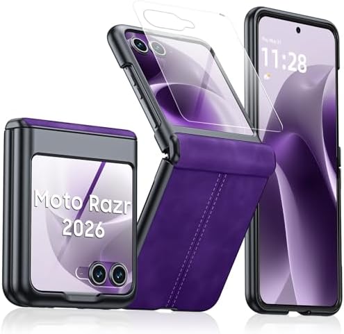 Amazon.com: BSNRM for Motorola Razr 2026 Case with Hinge Protection ...