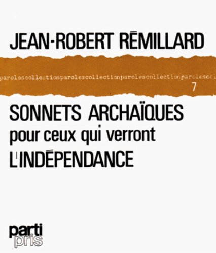 Amazon.com: SONNETS ARCHAIQUES POUR CEUX..: 9780885120109: Jean-Robert ...