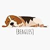 Amazon.com: Beagles Sticker Vinyl Waterproof Sticker Decal Car Laptop ...