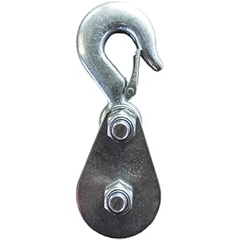1T Heavy Duty Pulleys for Lifting Pulley Hook, Snatch Block Pulley ...