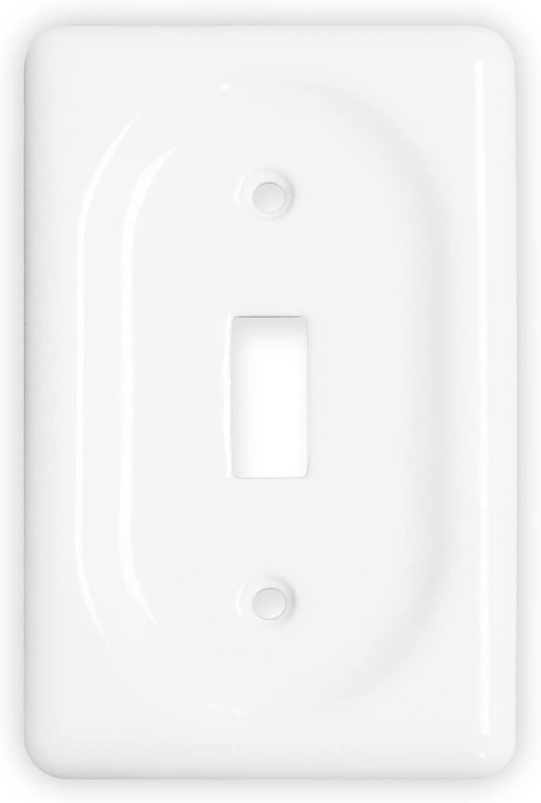 XVQ Ceramic Switch Plates Outlet Covers Switch Plate Cover White ...