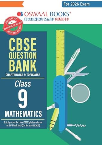 Oswaal CBSE Question Bank Class 9 Mathematics For 2026 Exam : Oswaal ...